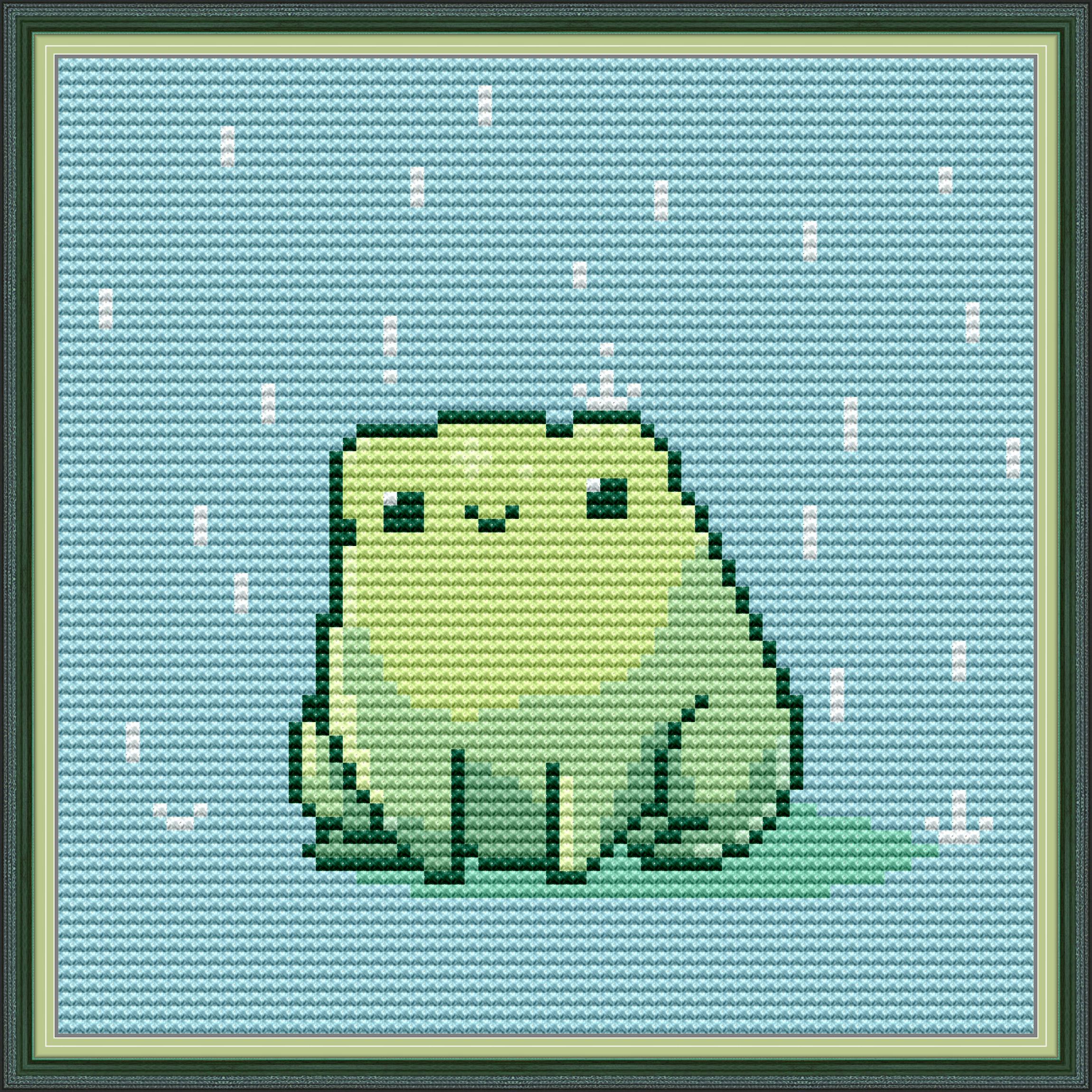 Frog Cross Stitch Kits DA641 36641 – Hobbyart.uk