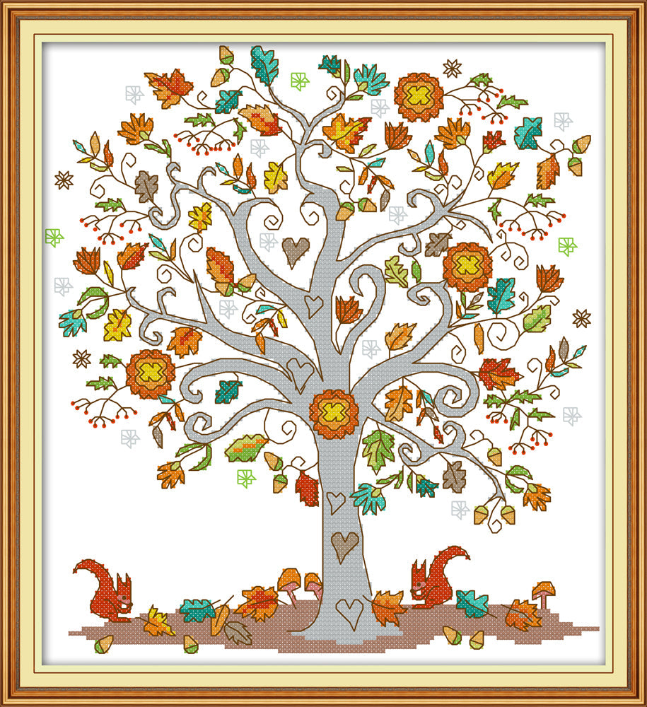 Tree Cross Stitch Kits C984 – Hobbyart.uk