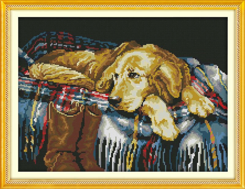 Dog Cross Stitch Kits D411 – Hobbyart.uk
