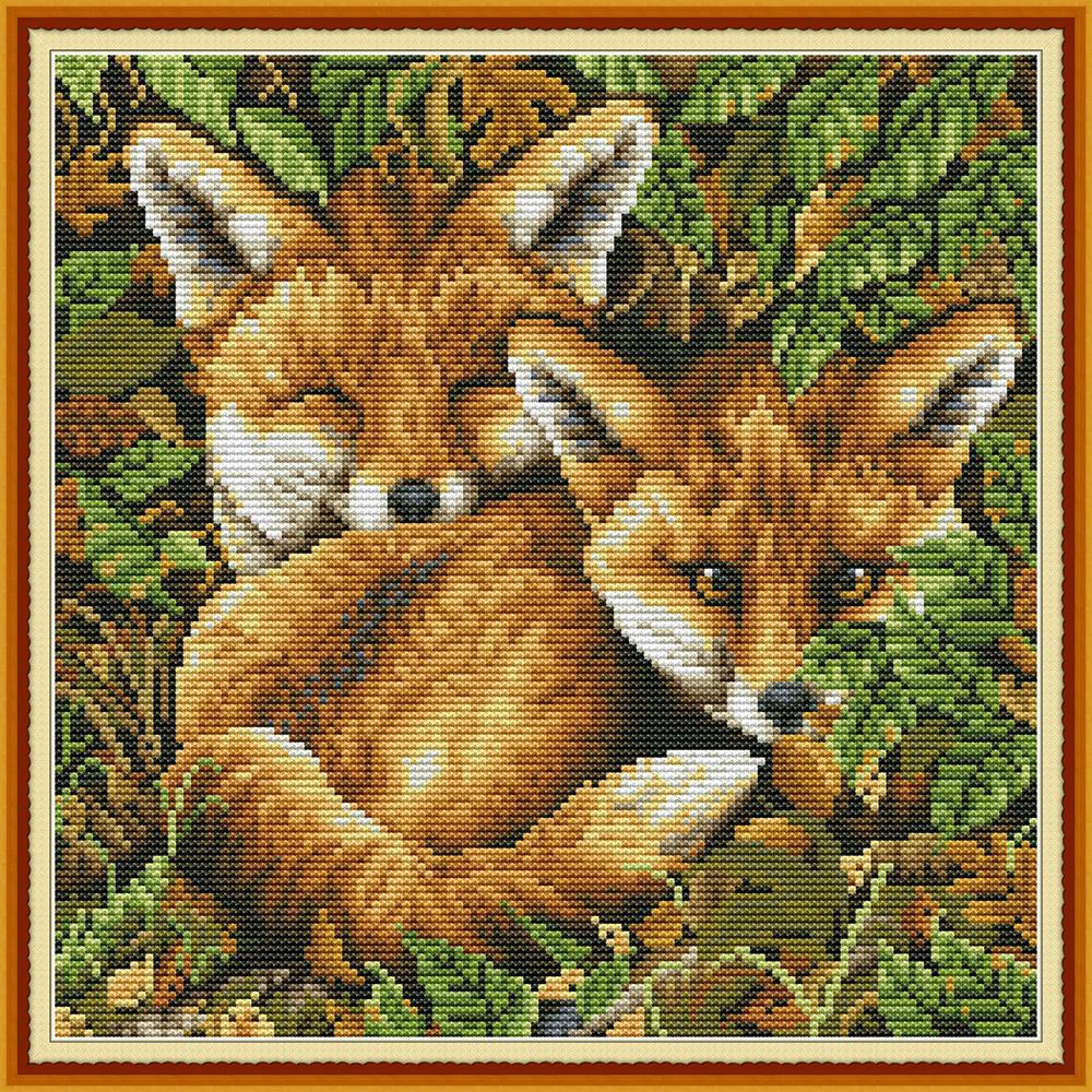 Fox Cross Stitch Kits DA380 – Hobbyart.uk