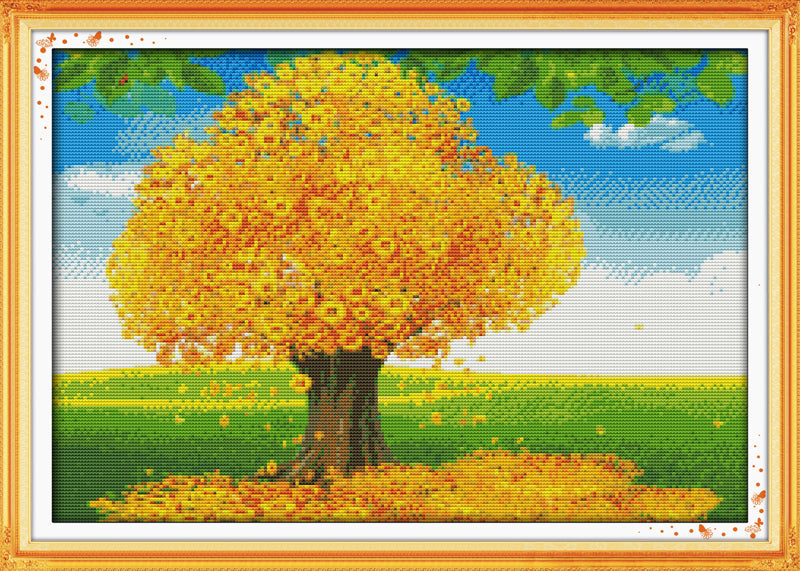 Tree Cross Stitch Kits F550 – Hobbyart.uk