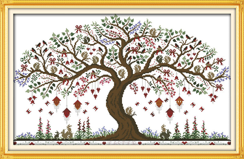 Tree Cross Stitch Kits F608 – Hobbyart.uk