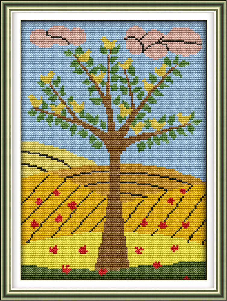 Tree Cross Stitch Kits F832 – Hobbyart.uk