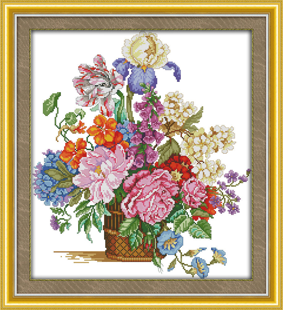 Flower Cross Stitch Kits H578 – Hobbyart.uk