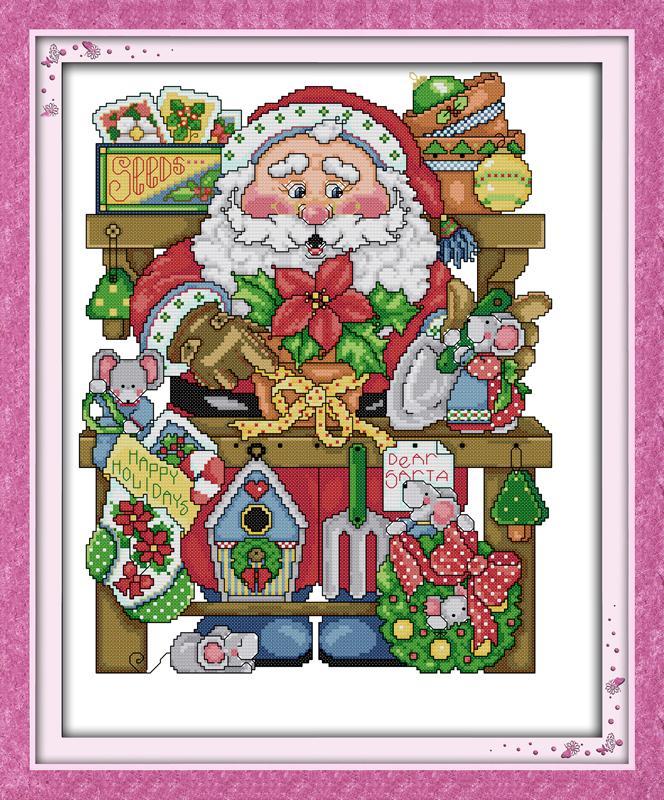 Santa Cross Stitch Kits R308 4333 – Hobbyart.uk